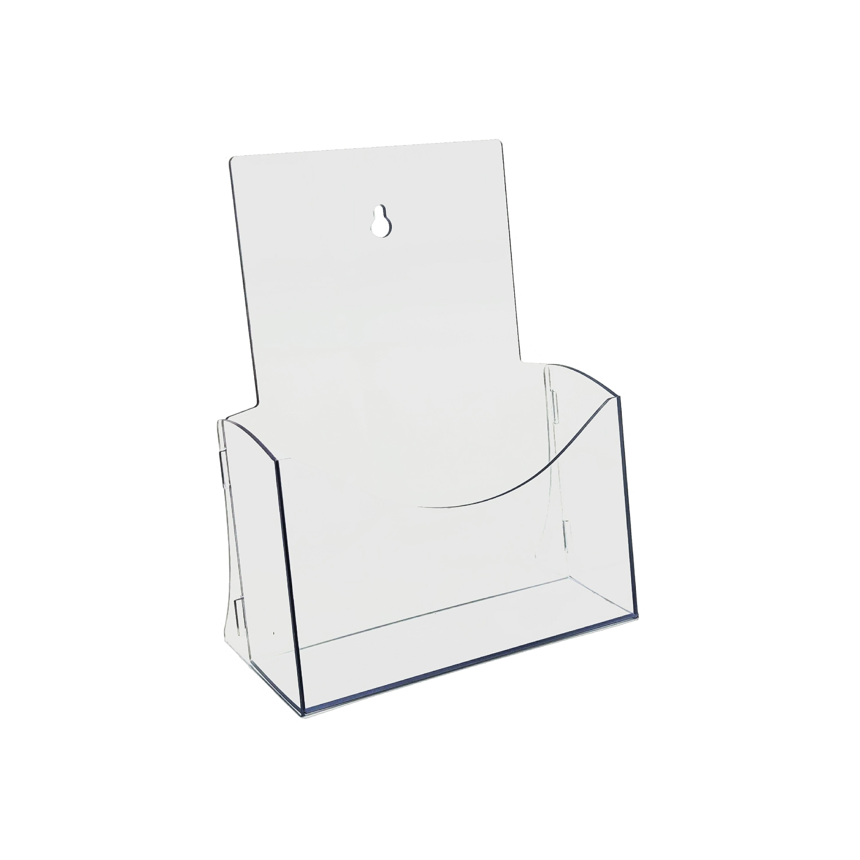 A5 size brochure display rack plastic box rack (one layer box ...