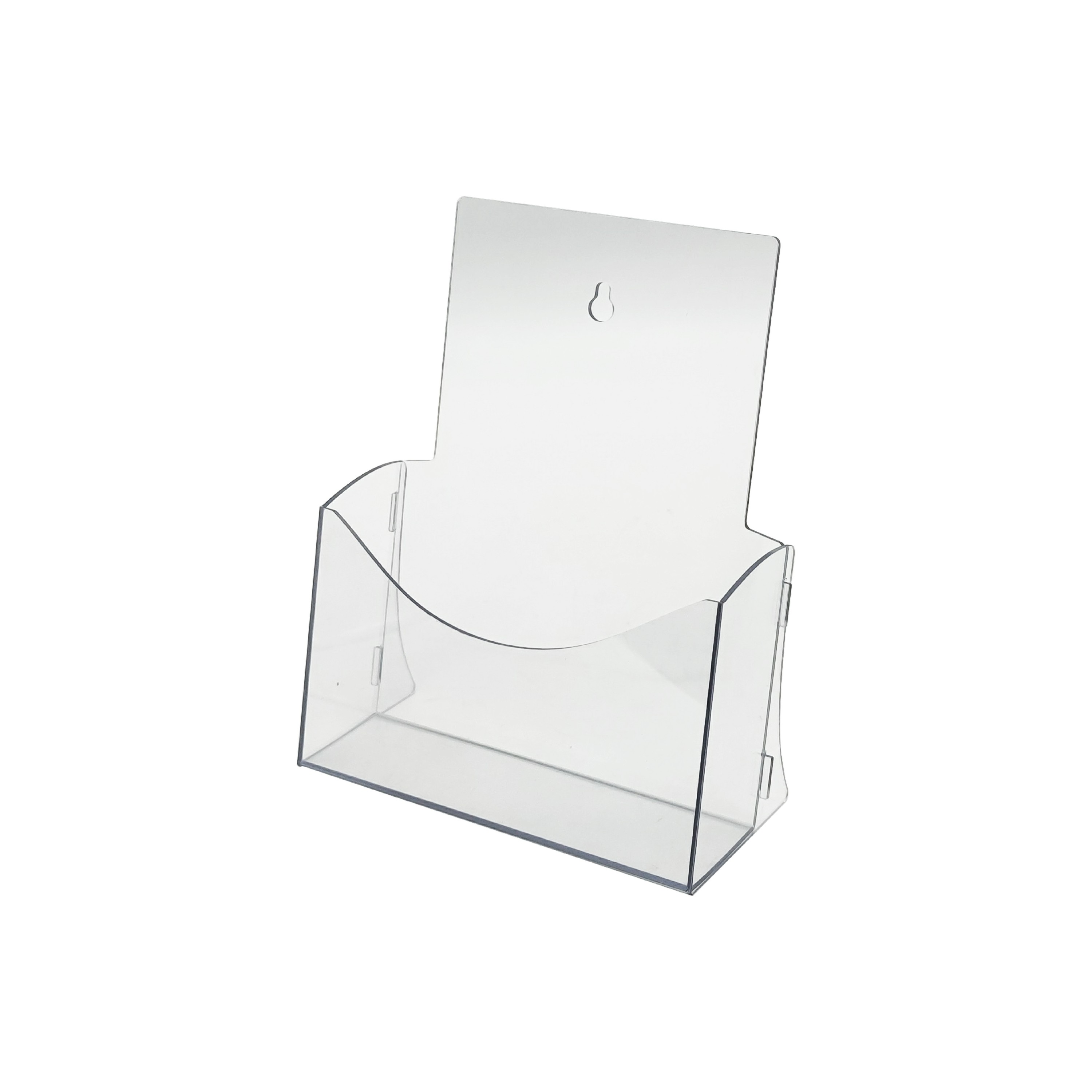 A5 size brochure display rack plastic box rack (one layer box ...
