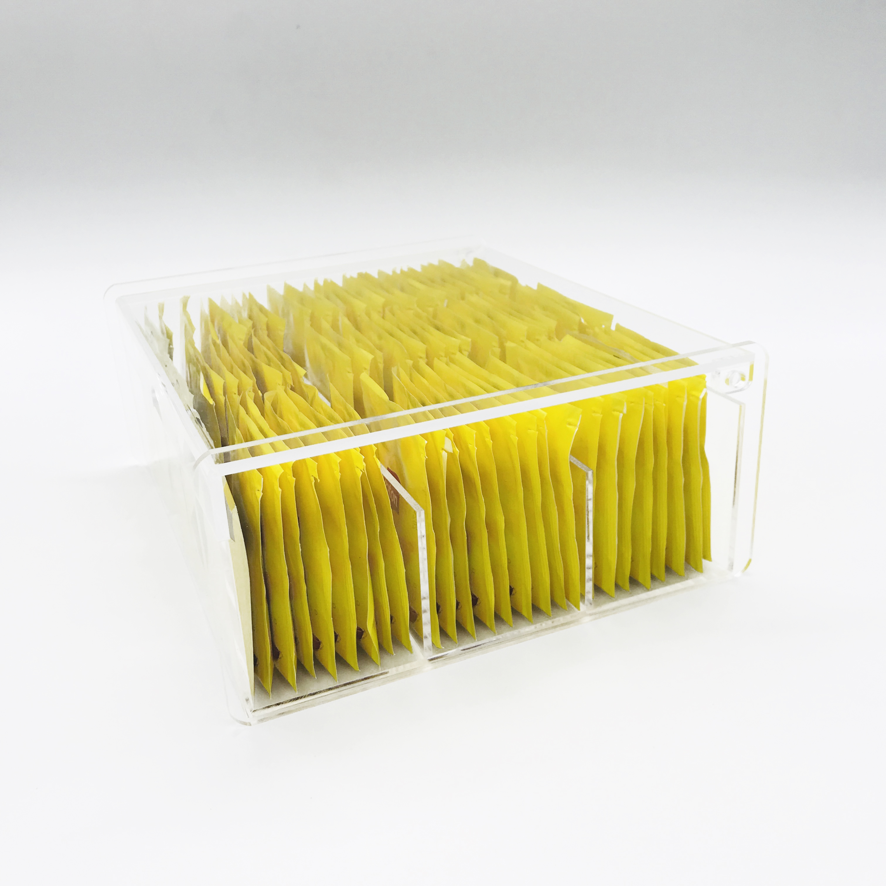 9 compartment storage box ,Acrylic teabag storage box,Acrylic Tea Box ...