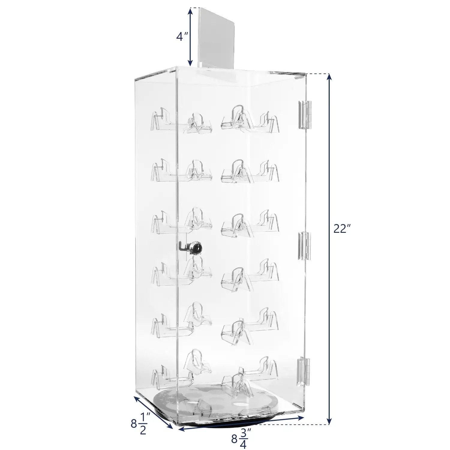 Acrylic Rotating Display Box for Glasses: Customization and Use ...